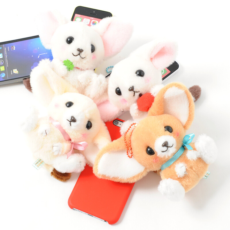 Feneky the Fennec Fox Mascot Keychains
