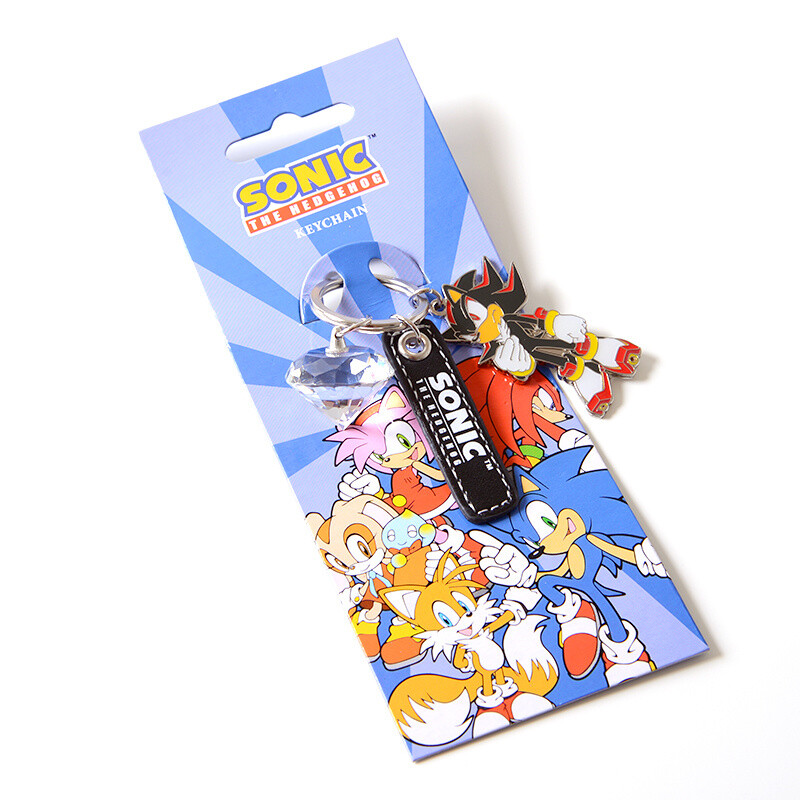 Sonic the Hedgehog Shadow Metal Keychain | Tokyo Otaku Mode Shop