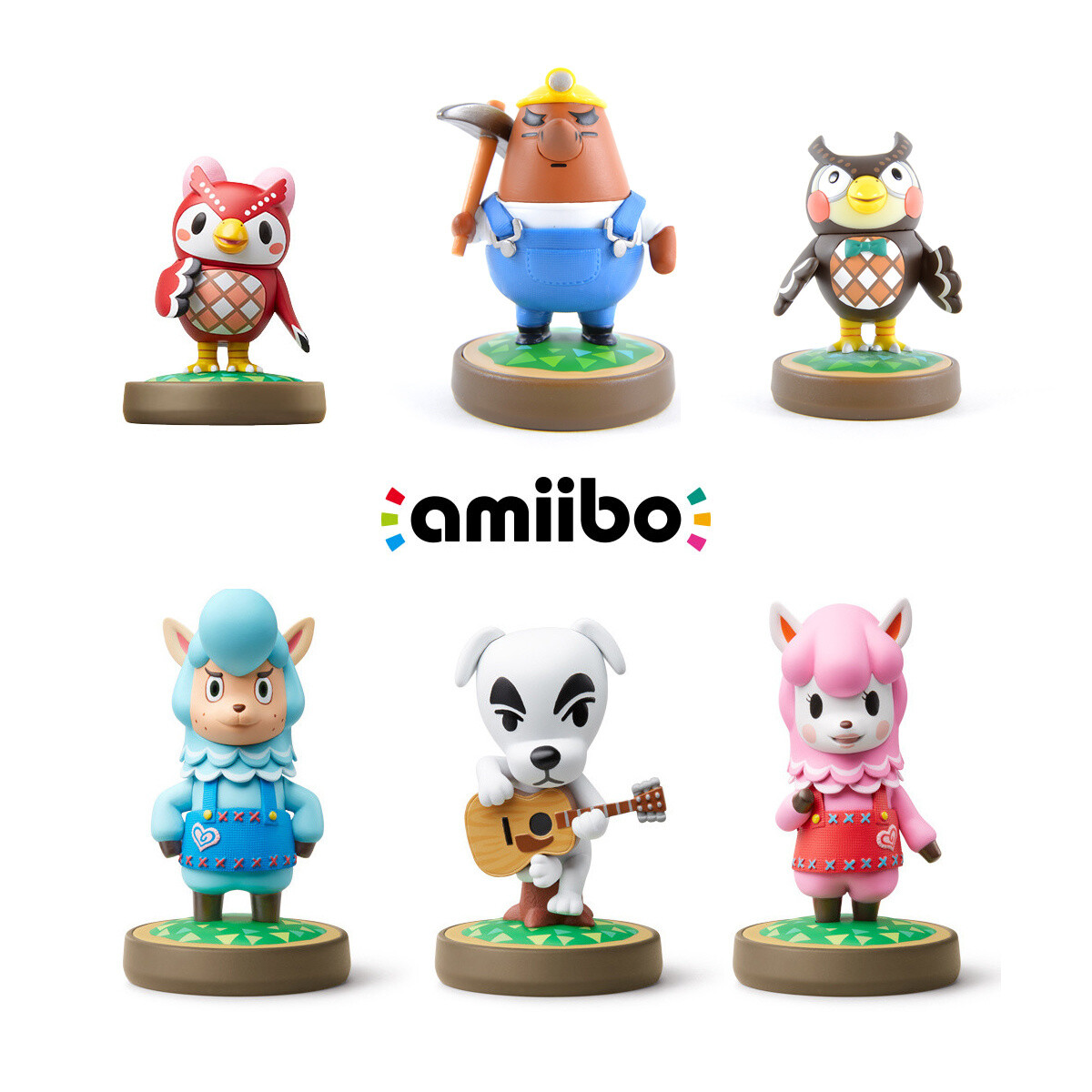 Animal Crossing amiibo 3-Pack w/ 3 Free Animal Crossing amiibo (Option ...