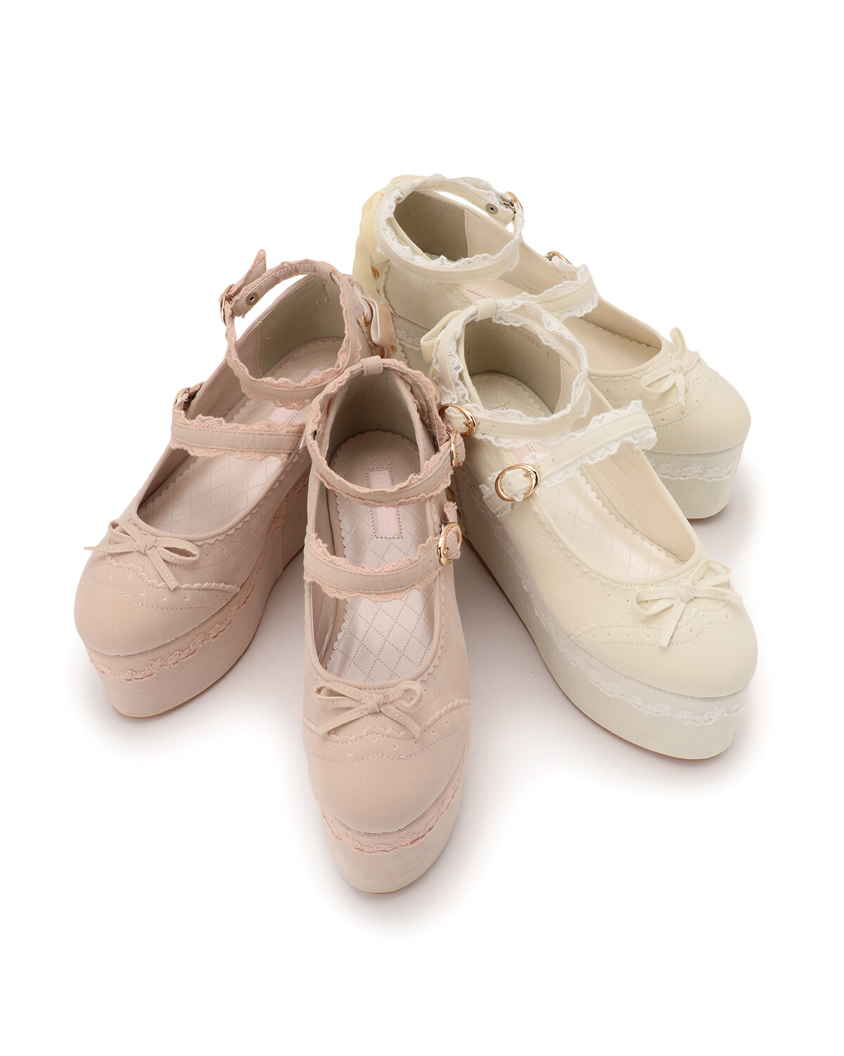 LIZ LISA Velour Lace-Up Platform Shoes: LIZ LISA - otakumode.com