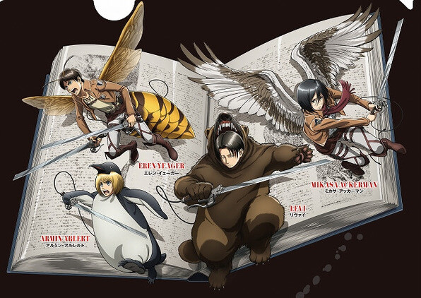 Attack on Titan Characters Transform Into Wild Animals! | Tokyo Otaku ...