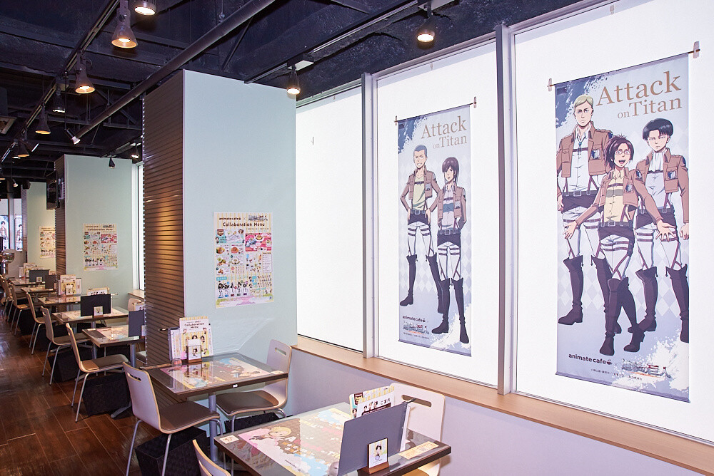 Celebrate Attack on Titan Season 2 at animate Cafe! | Tokyo Otaku Mode News